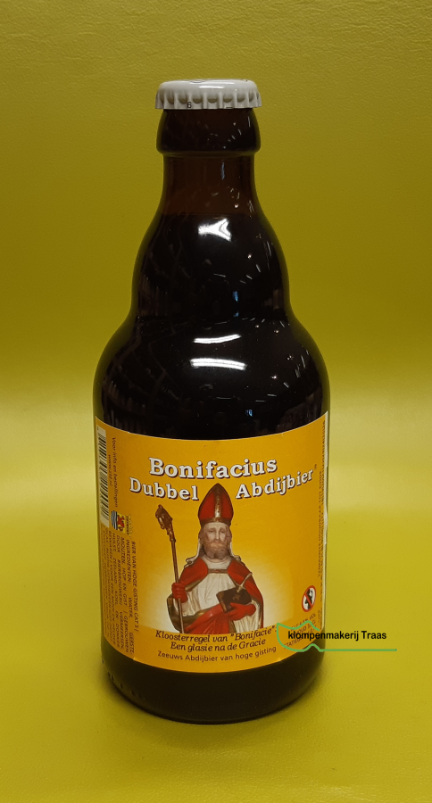 Bonifacius abdij dubbel bier - Klompenmakerij Traas