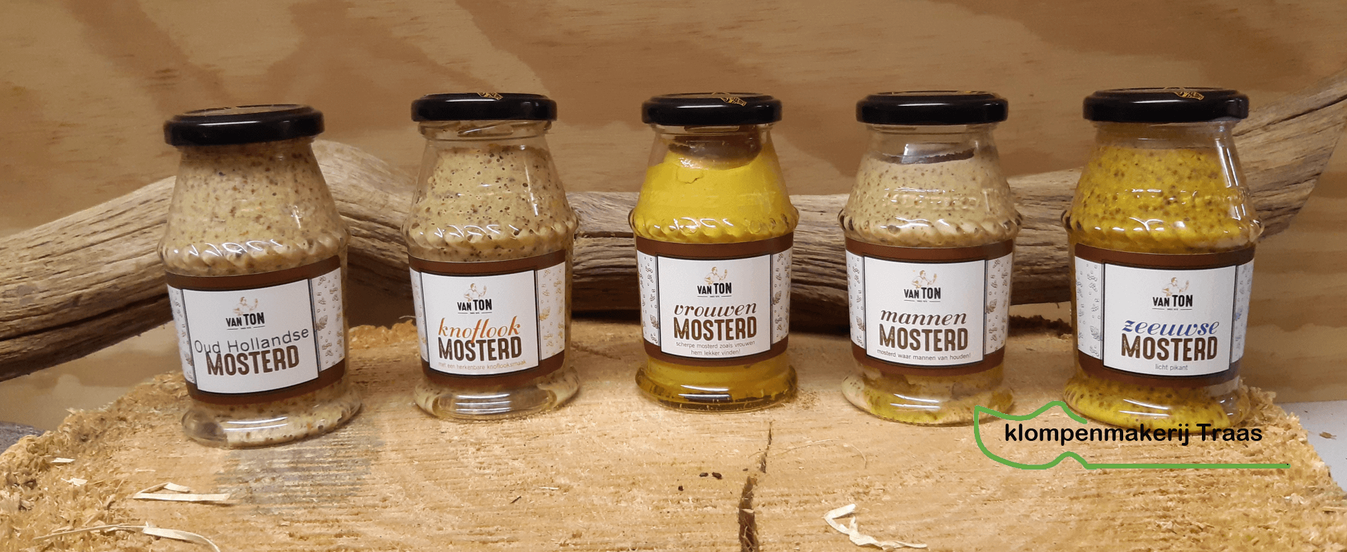Zeeuwse mosterd - Streekproducten - Klompenmakerij Traas